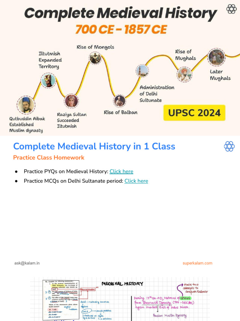 Medieval History Timeline | PDF