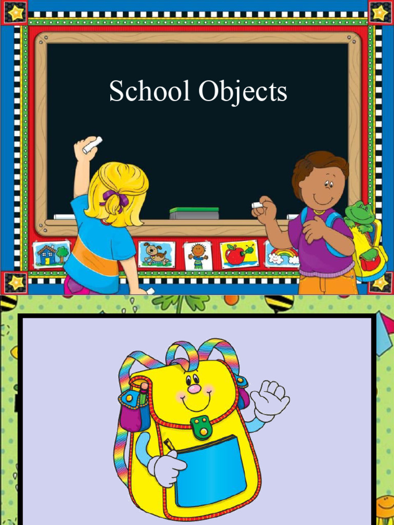 School Objects Picture Dictionaries - 8556 | PDF | Home & Garden