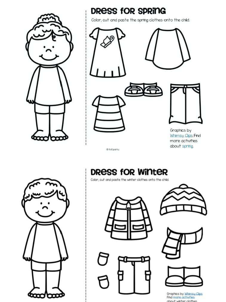 Clothes Worksheets | PDF