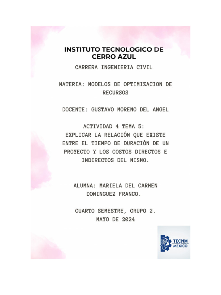 ACT_4_TEMA_5_DOMINGUEZ_MARIELA | PDF | Outsourcing | Business