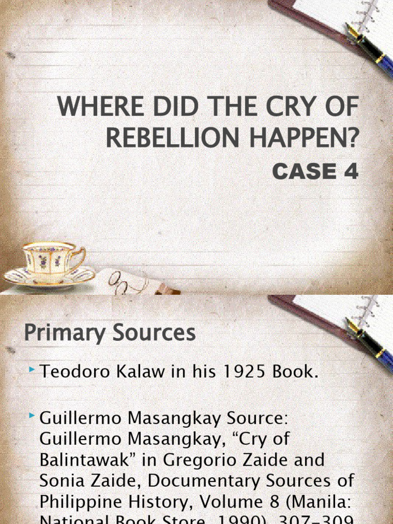Where Did The Cry of Rebellion Happen | PDF | Spanish East Indies | Philippines–Spain Relations