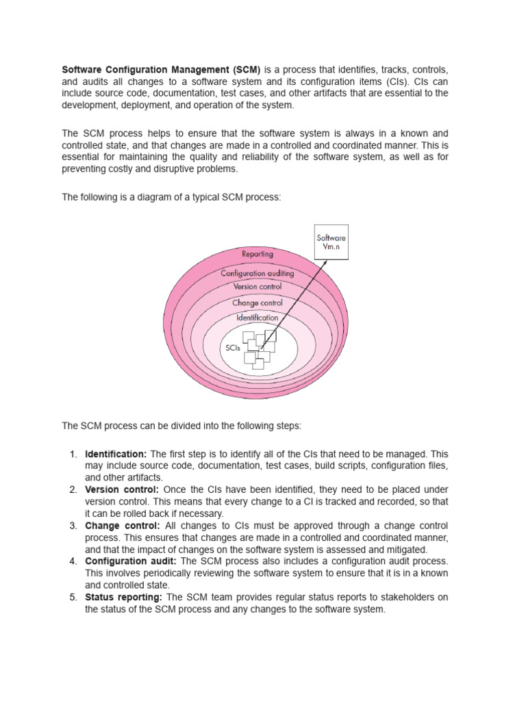 SCM_Process | PDF | Version Control | Reliability Engineering