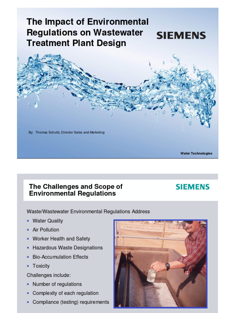 The Impact of Environmental Regulations On Wastewater | PDF | Sewage ...
