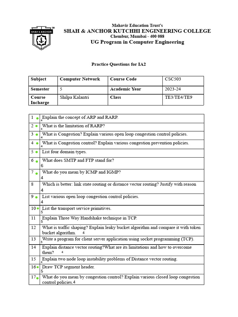 CN QB | Download Free PDF | Transmission Control Protocol | Network Congestion