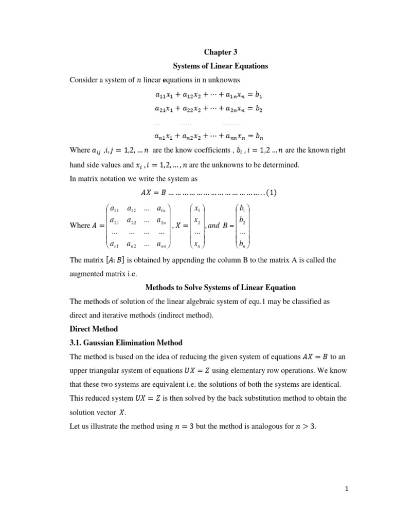Chapte 3 Numerical Method Note | PDF | Mathematics Of Computing | Mathematical Concepts