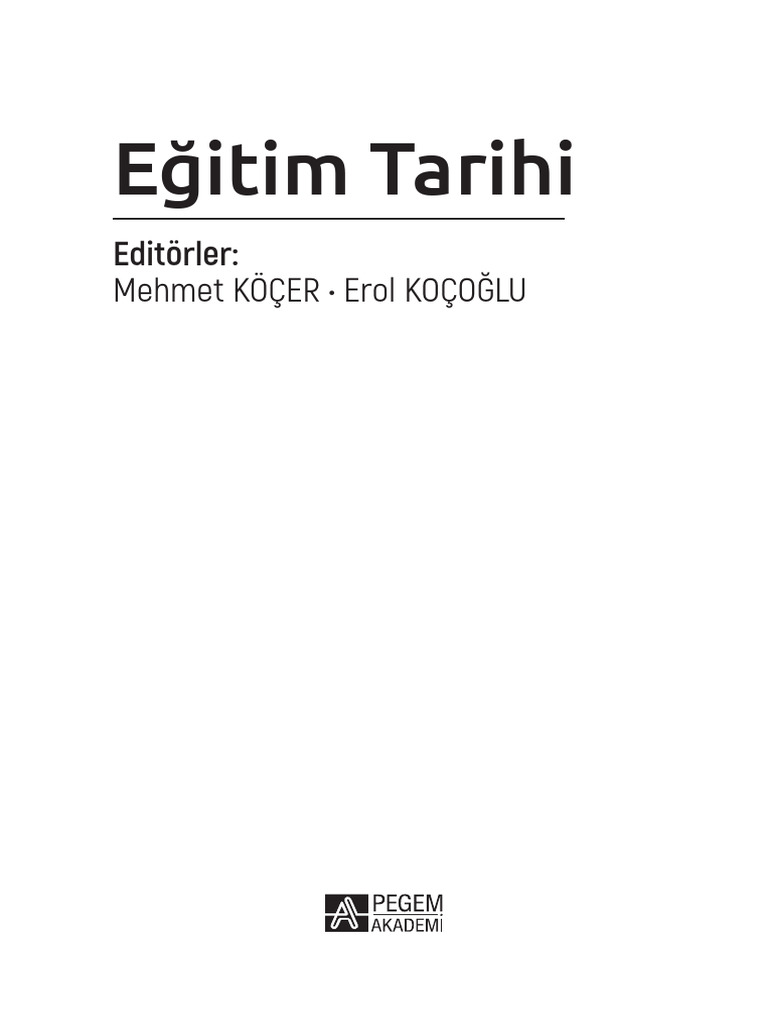 Egitim Tarihi | PDF