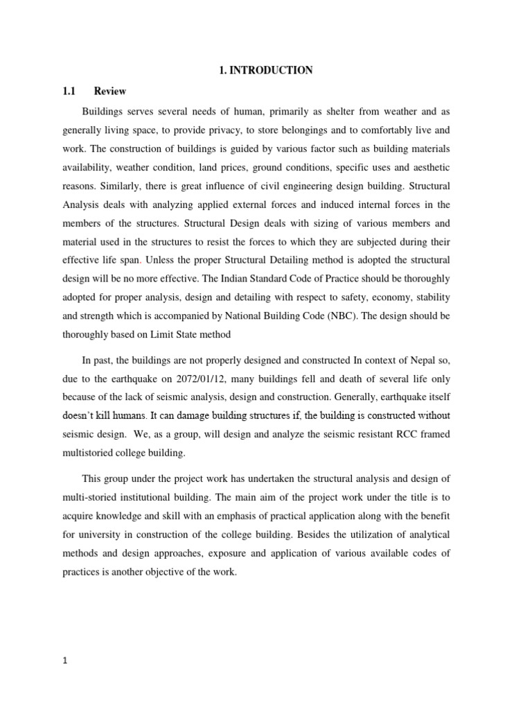 Project Proposal | PDF | Earthquake Engineering | Building