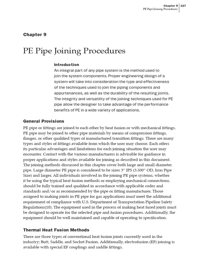 Chapter 09 | PDF | Pipe (Fluid Conveyance) | Materials
