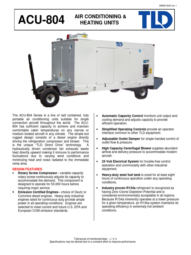 6187 - Acu-Tld 804 65 Tons | PDF | Engines | Air Conditioning
