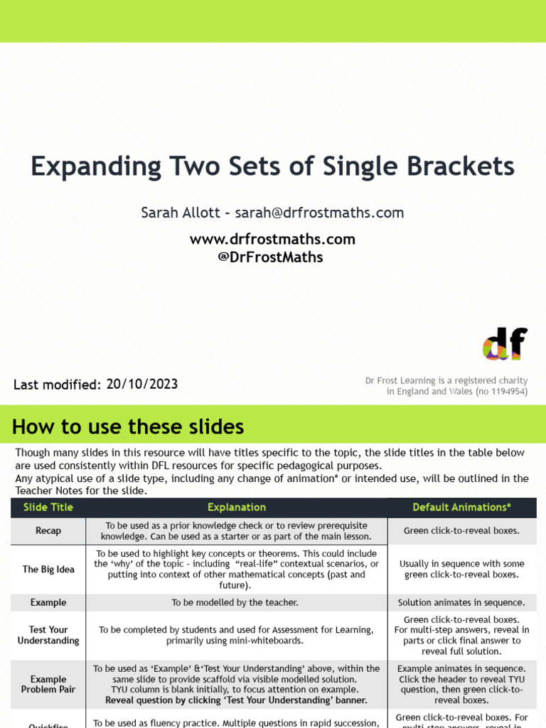 Expanding Single Brackets in Algebra | PDF | Multiple Choice | Mathematics