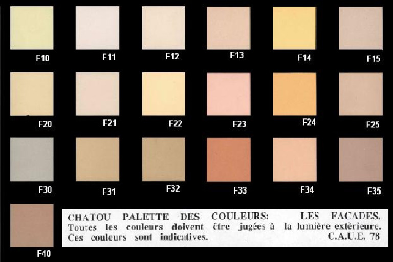 Nuancier Facade | PDF