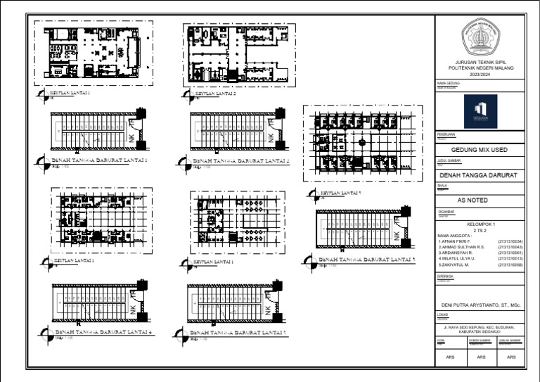 Denah Tangga Darurat | PDF | Home | Bathroom