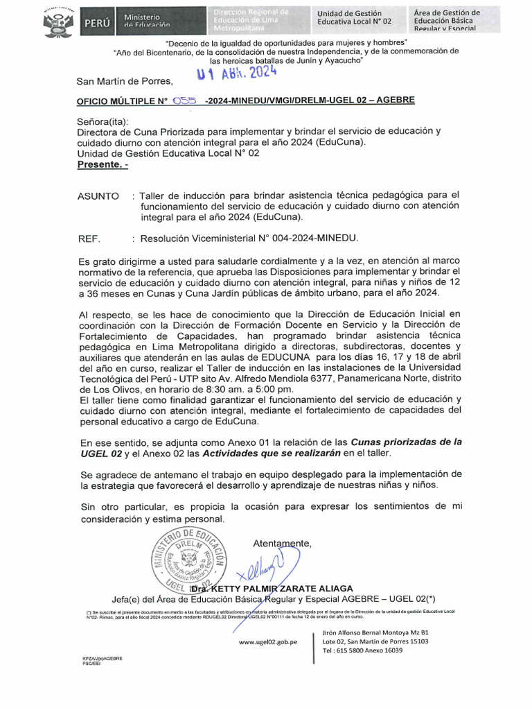 Ofico Multiple 055-2024 | PDF