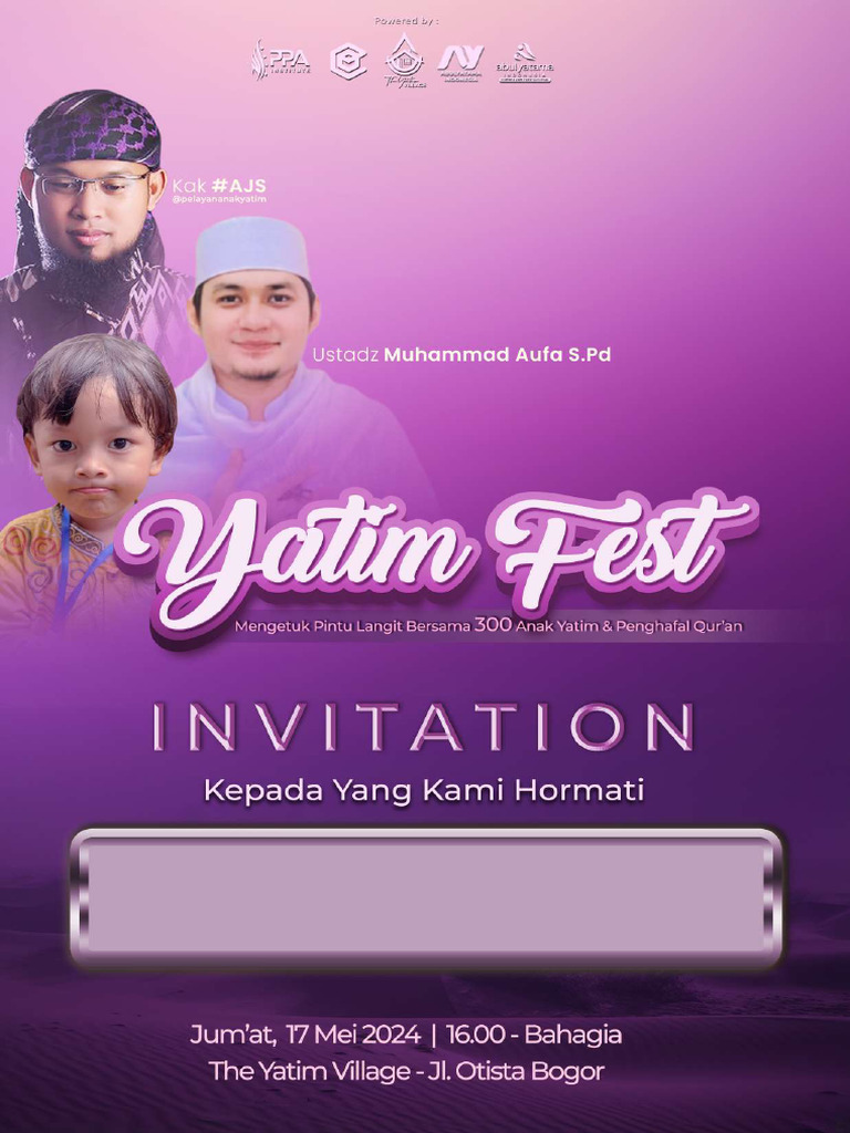 Undangan 1 - Yatim Fest - Cover | PDF