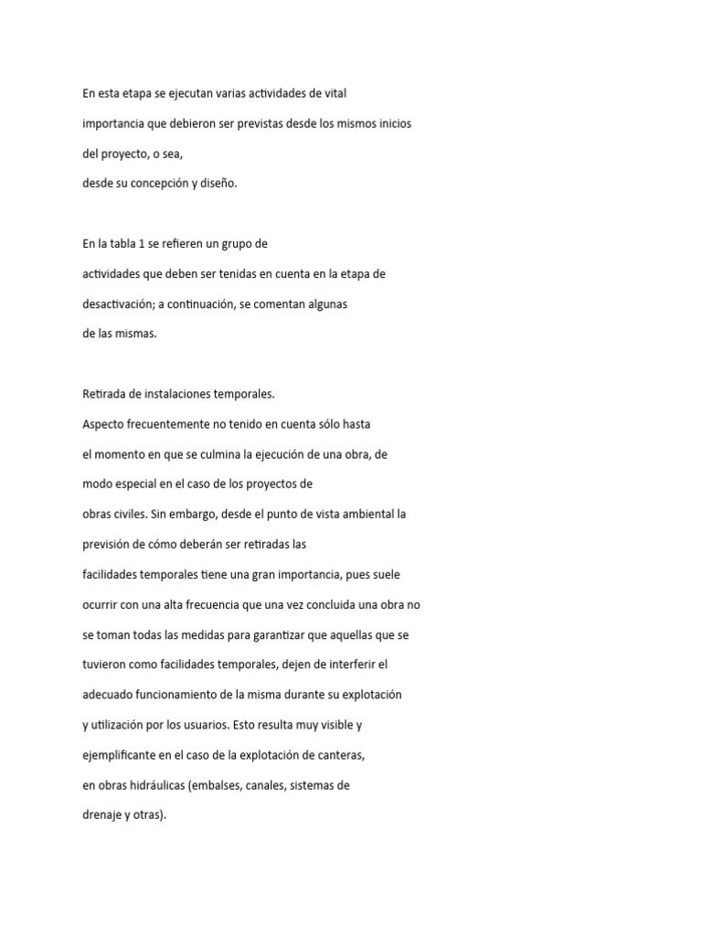 Actividades Clave en la Desactivación de Proyectos | PDF | Experiencia ...