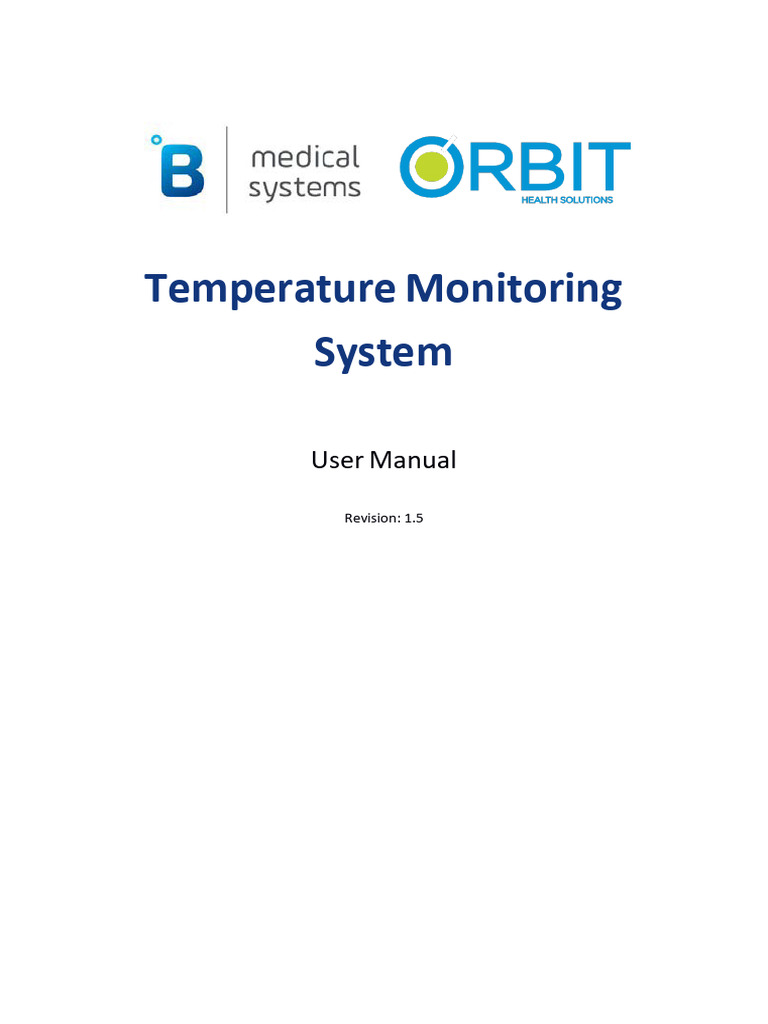 Temperature Monitoring System Manual | PDF | Login | User (Computing)