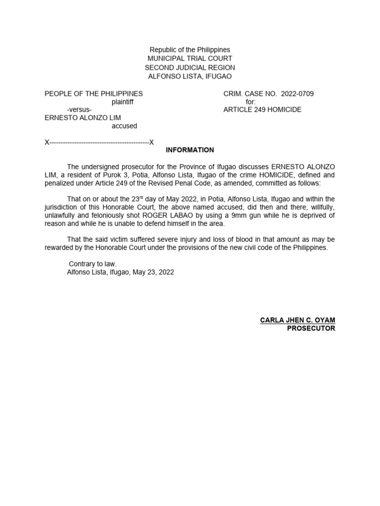 001 - Case Folder | Download Free PDF | Affidavit | Criminal Law