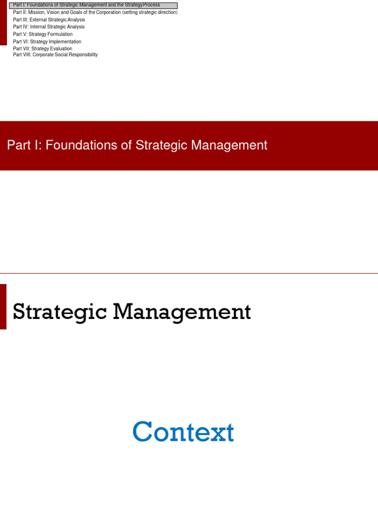 Chapter+I Introduction Strategic+Management | PDF | Strategic ... Chapter+I Introduction Strategic+Management | PDF | Strategic ...
