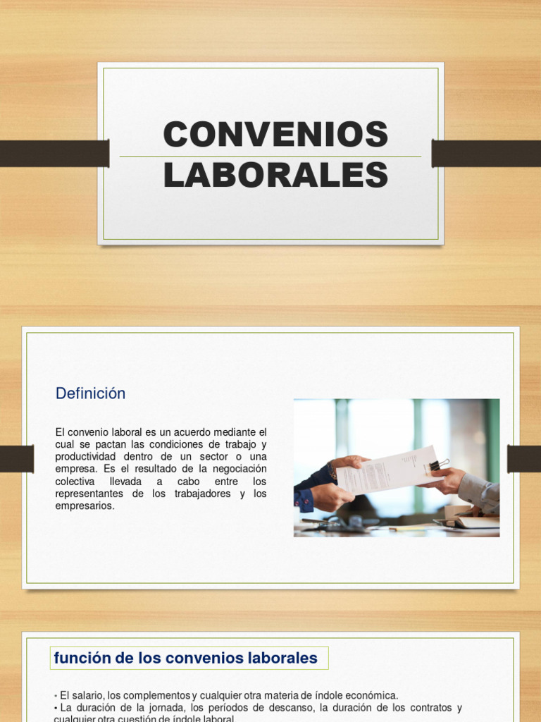 Convenios Laborales | PDF | Derecho laboral | Acuerdo colectivo