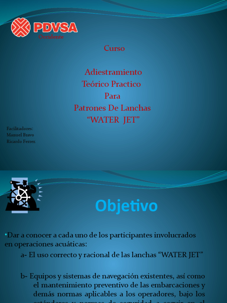 Material (Curso) Contentivo Water Jet. | PDF | Propulsión de naves ...