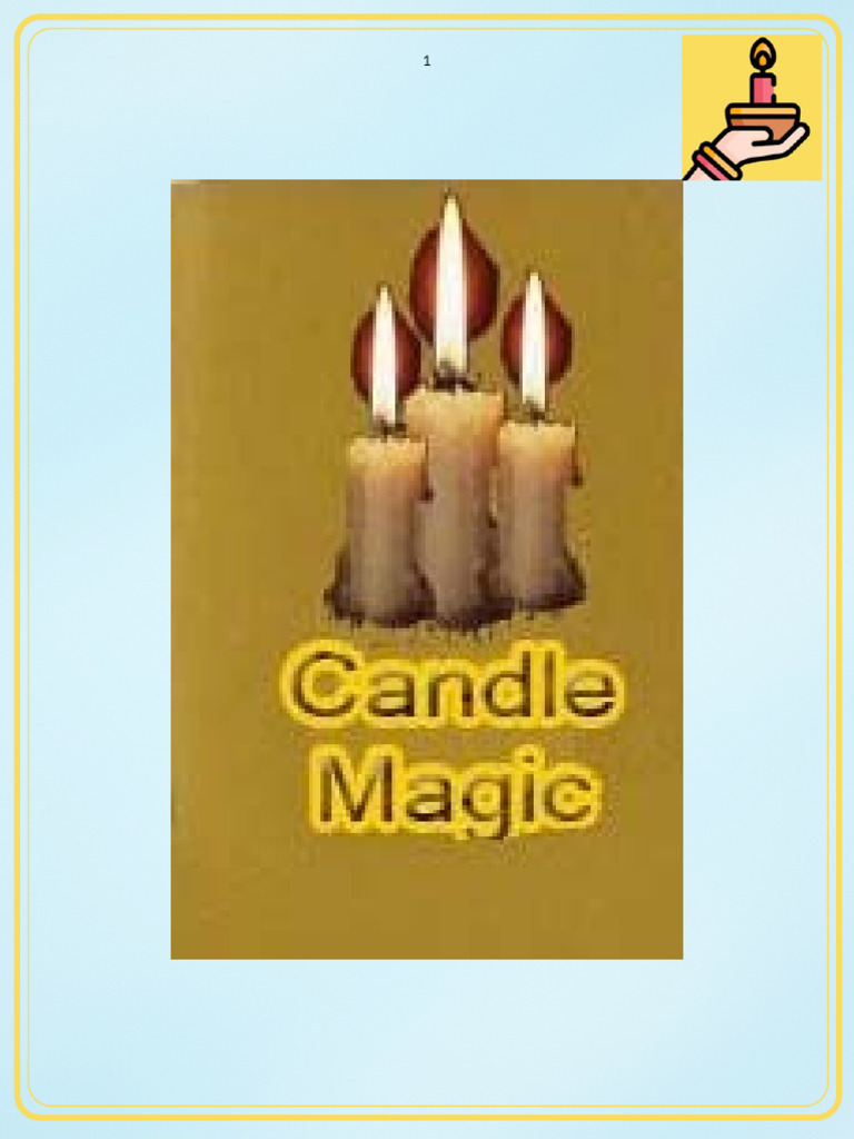 Manifesting Candle Magick PDF | PDF | Candle | Anointing