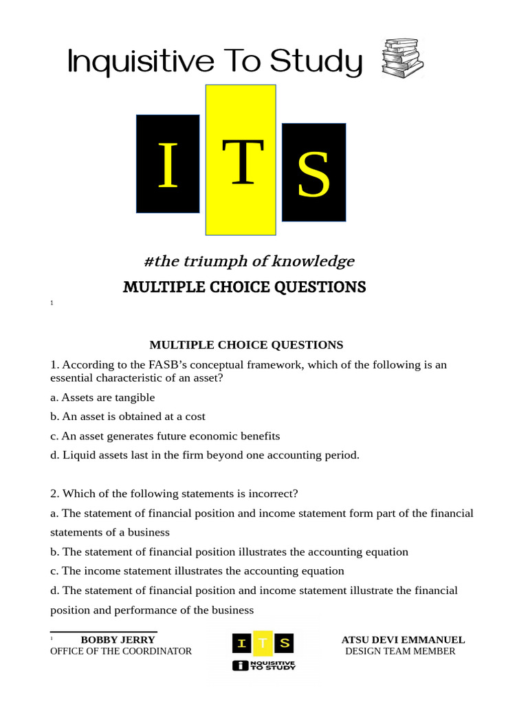 Its Accounting Set 2 | PDF | Debits And Credits | Banks
