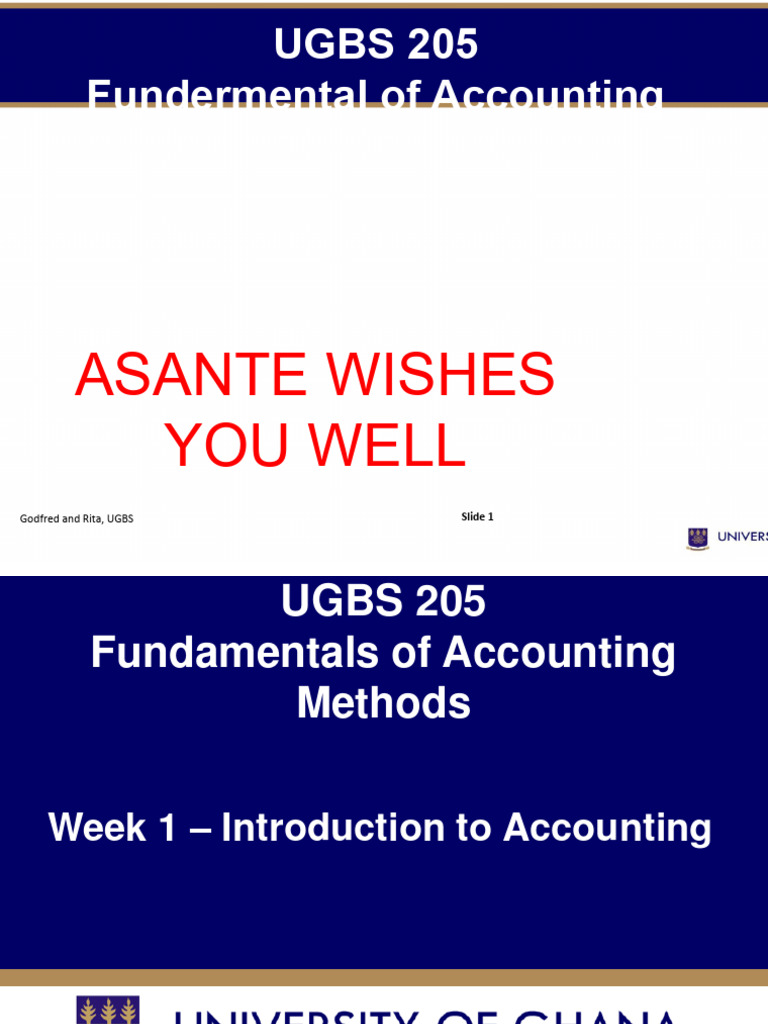 Asante's Accounting Merged Slides | PDF | Debits And Credits | Equity (Finance)