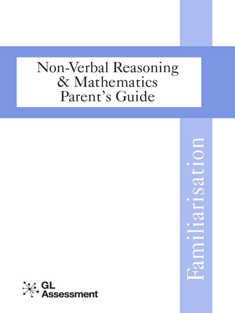 Non-Verbal Reasoning & Maths - Parent's Guide | PDF | Nonverbal ...