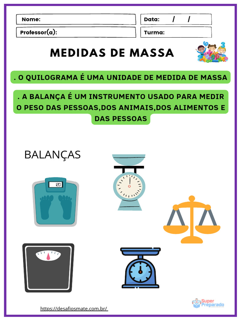 63.medidas de Massa-Quilograma | PDF