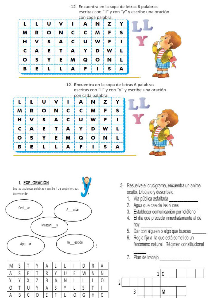 Actividad Uso de La LL - Y | PDF