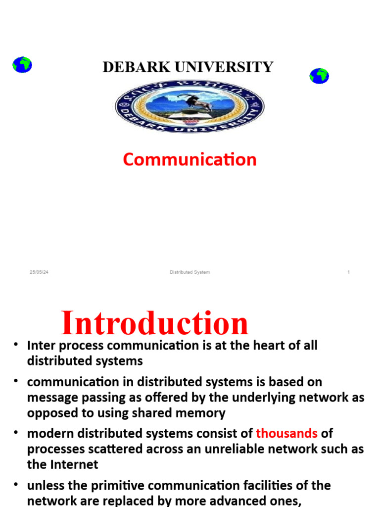 Chapter 4-Communication | PDF | Osi Model | Internet Protocol Suite