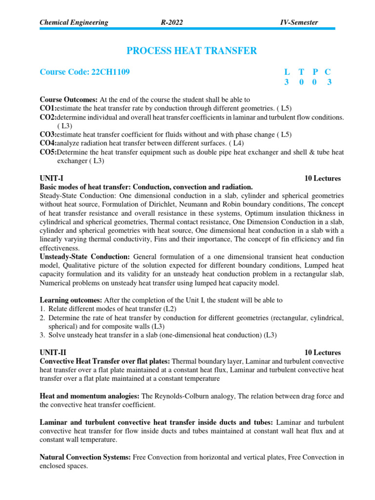 R22 PHT | PDF | Heat Transfer | Thermal Conduction
