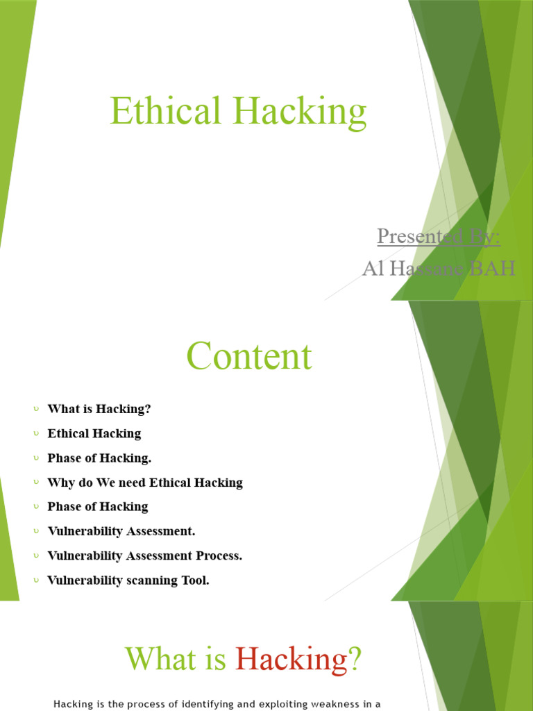 Understanding Ethical Hacking Basics | PDF | White Hat (Computer ...