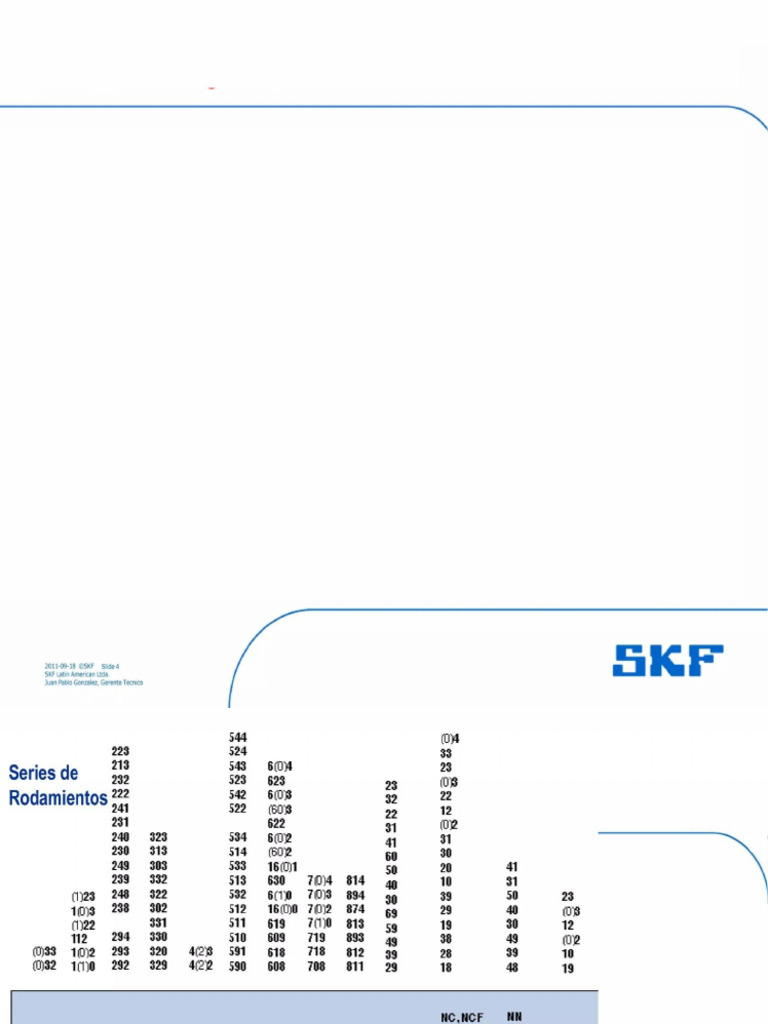 SKF Rodamientos | PDF
