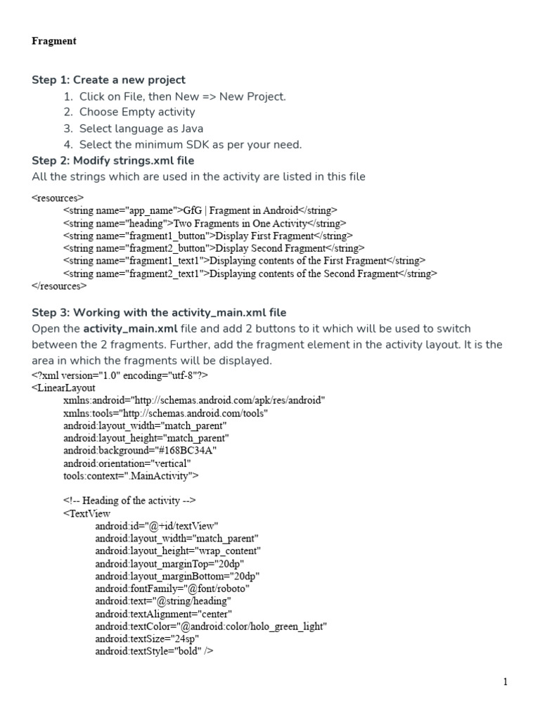 Modul Pembelajaran Android Studio | PDF | Android (Operating System ...