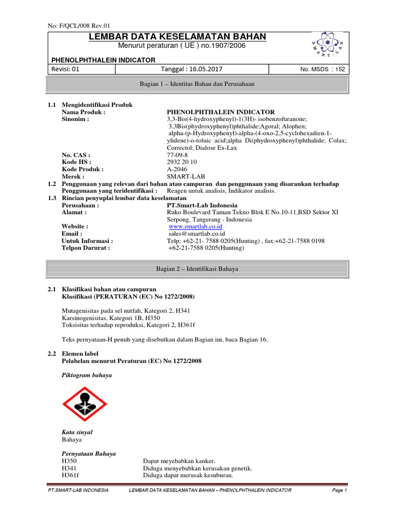 MSDS HALAMAN 1 ASIDI ALKALI | PDF