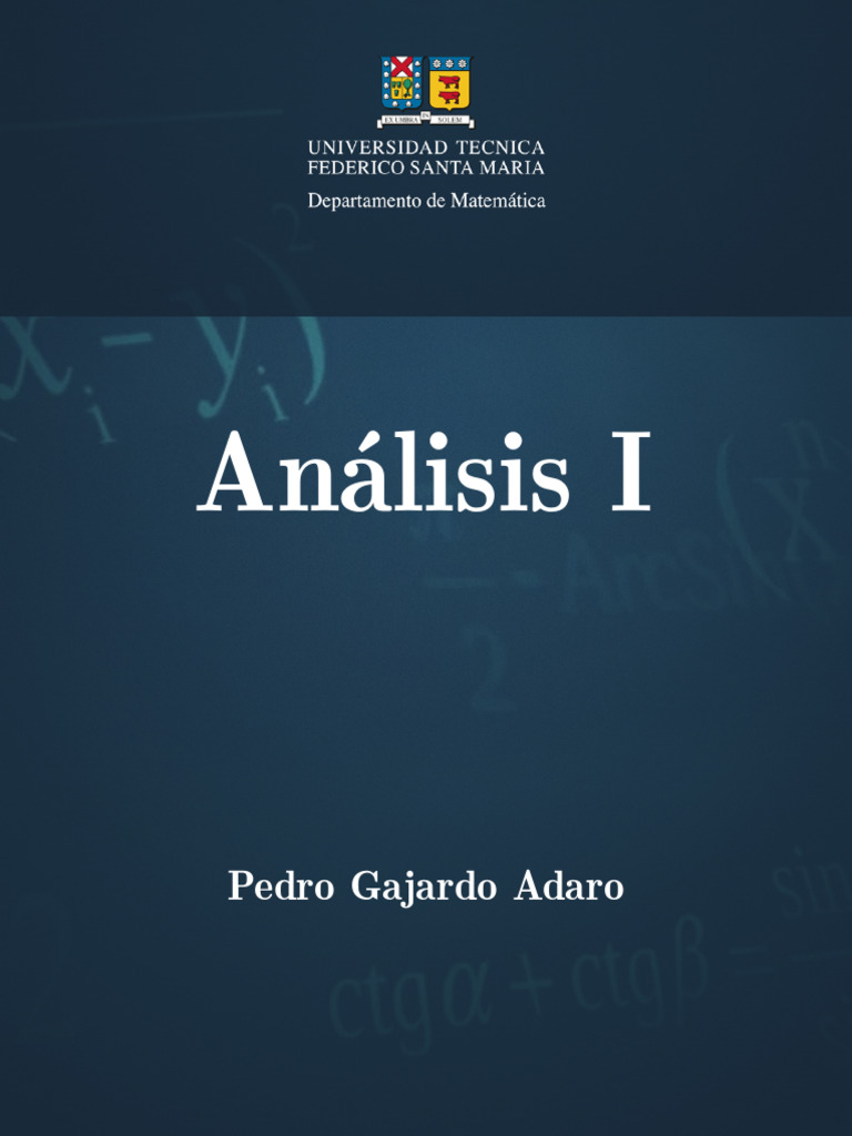 MAT225 Analisis 1 v2 | Descargar gratis PDF | Espacio métrico | Espacio compacto