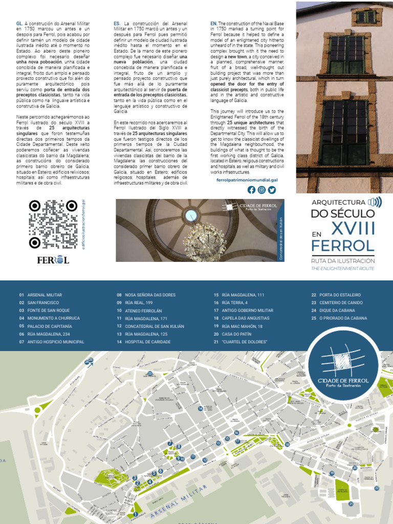 Arquitectura S.xviii Ilustración - Ferrol Mapa | PDF