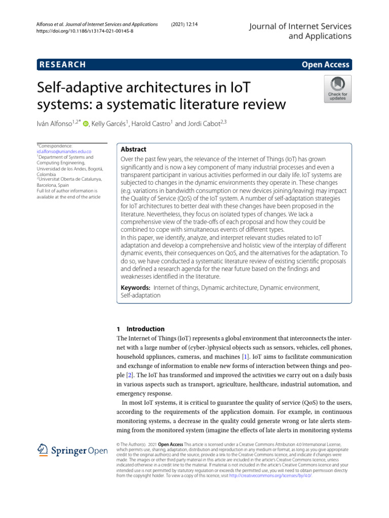 Self-Adaptive Identity and Access Management System For IoT Cloud-Edge ...