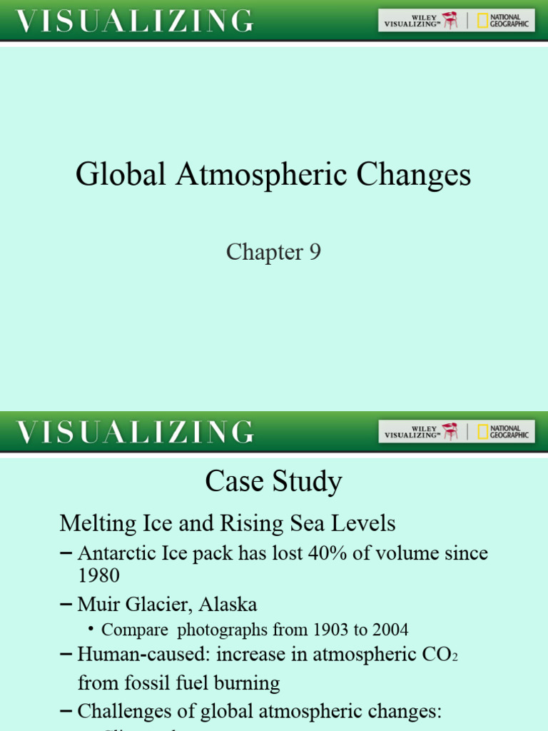 ENV1 Chapter 9 Global Atmospheric Changes | PDF | Ozone Depletion | Climate Change