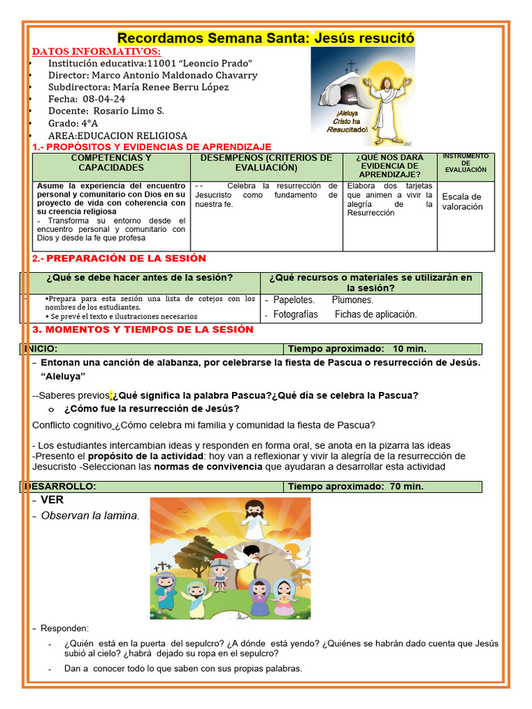 8 Abr Er | Descargar gratis PDF | La resurrección de Jesús | Pascua de ...