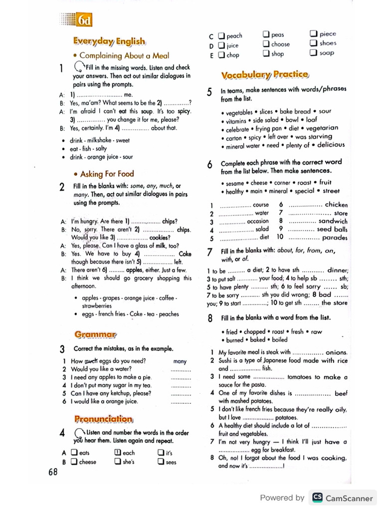 Vocabulary Practice b1 | PDF