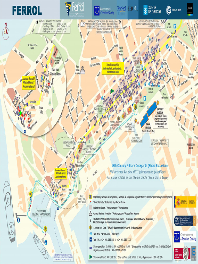 Ferrol City Map - MAPA CIUDAD FERROL | PDF