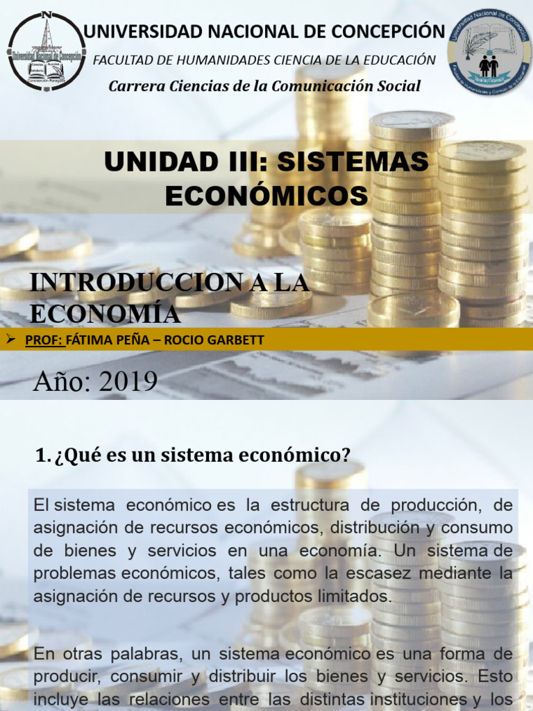 Unidad III Sistemas Economicos | PDF | Mercado (economía) | Business
