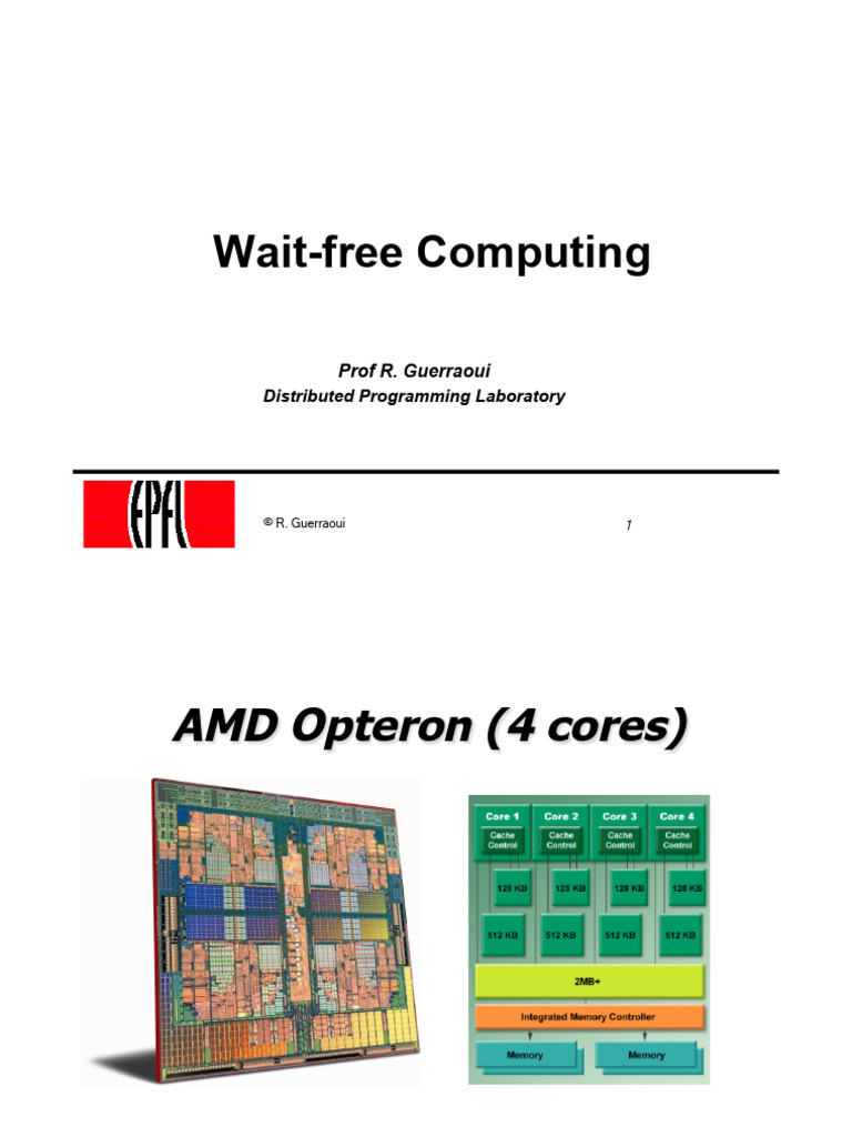 Slides Guerraoui | PDF | Computer Science | Computer Architecture