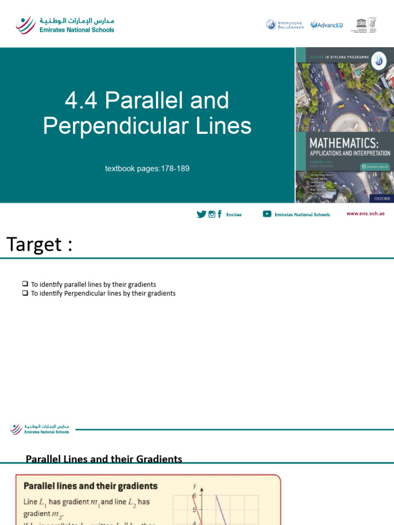 Parallel and Perpendicular Lines Guide | PDF | Technology & Engineering