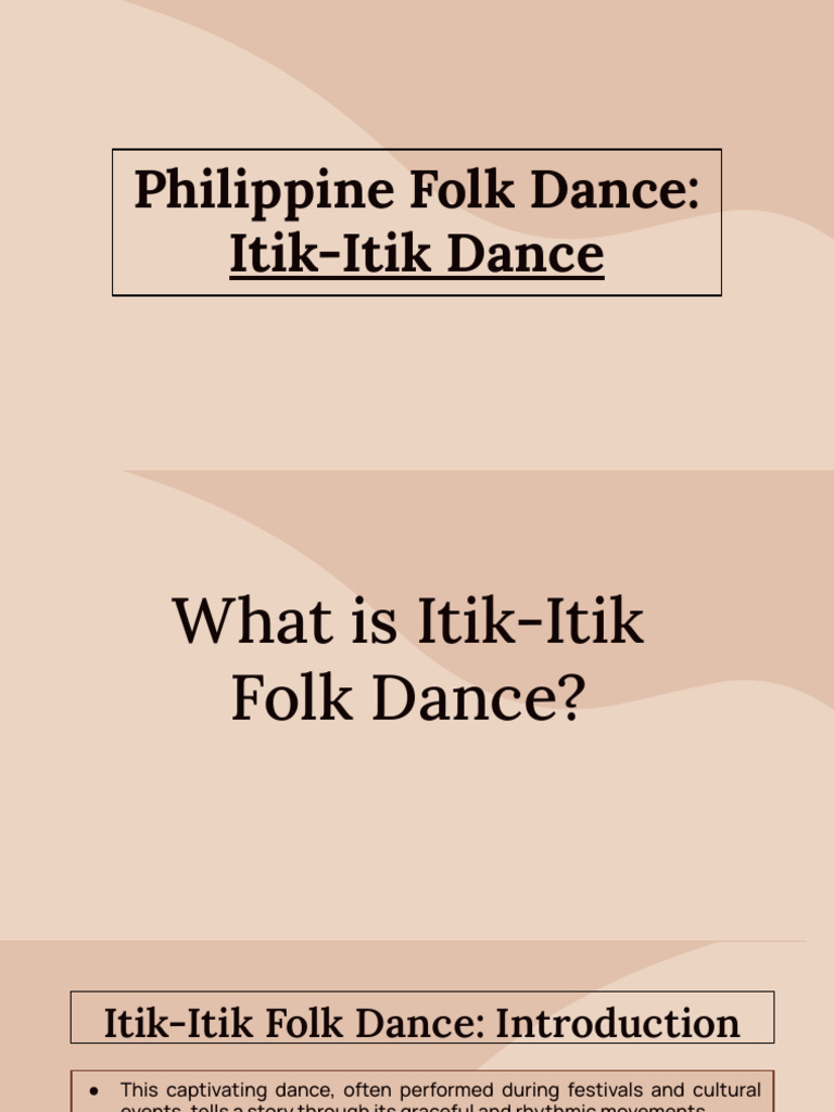Itik-Itik: Philippine Folk Dance Guide | PDF | Dances | Folk Music
