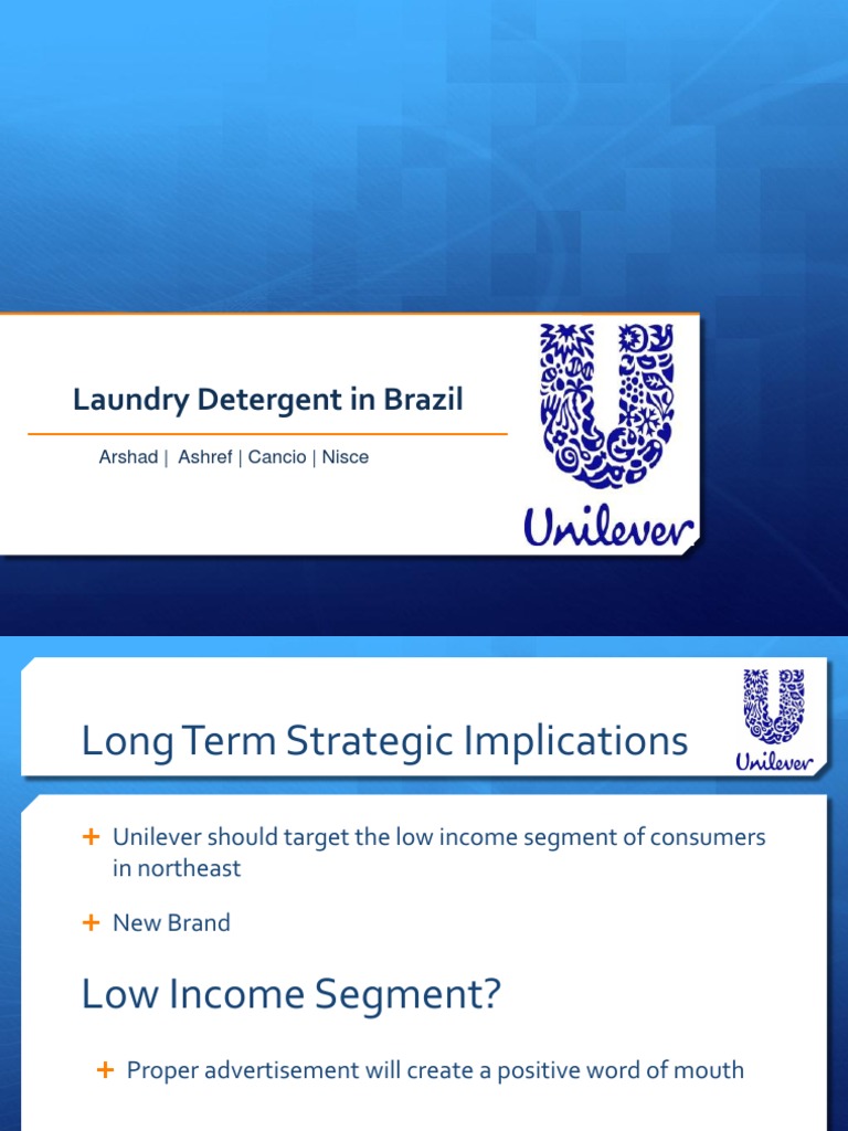 Unilever Presentation | PDF | Unilever | Brand