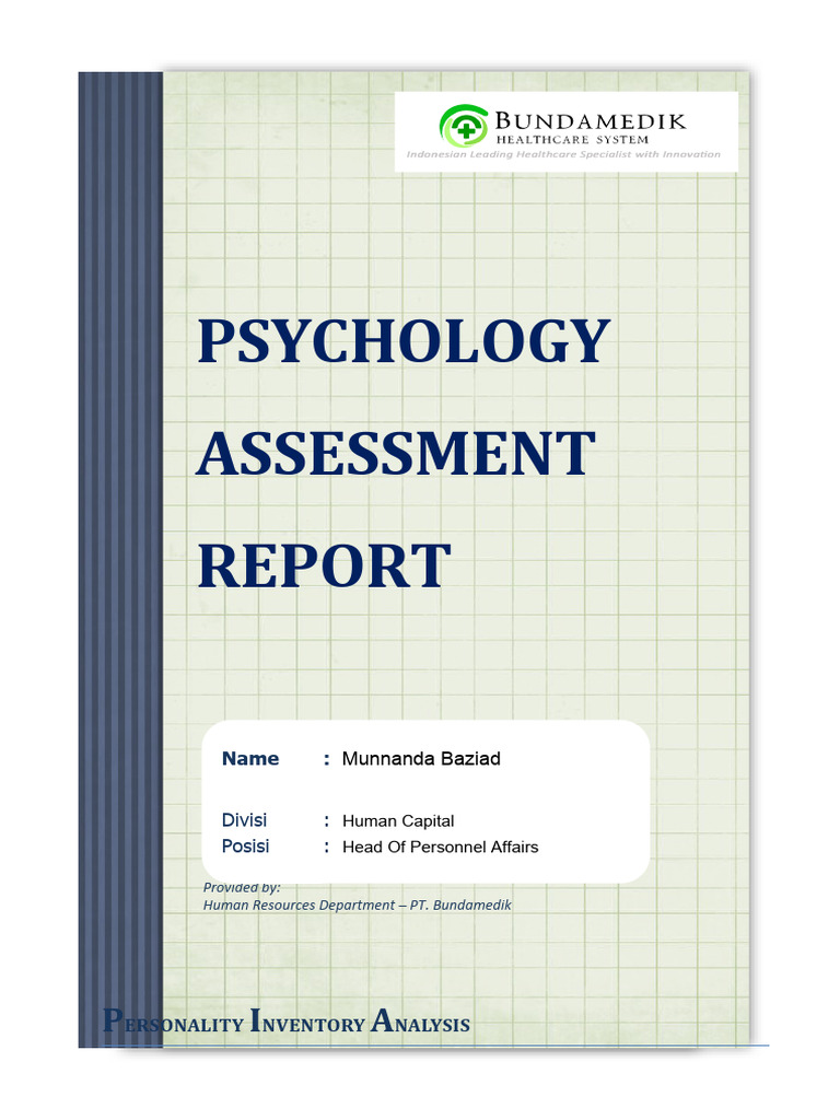 Psychology Report Full Inggris | PDF | Expert | Knowledge