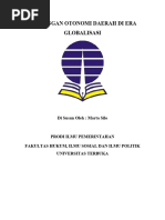 Tantangan Otonomi Daerah Di Era Globalisasi | PDF